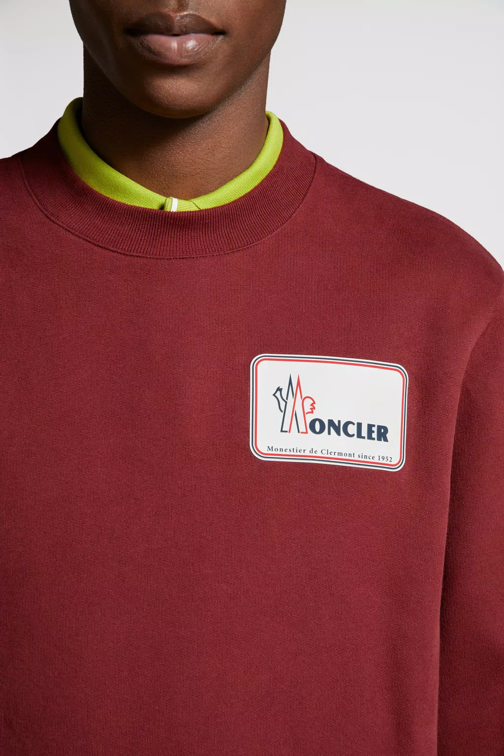 Red Logo Sweatshirt Sweatshirts For Men Moncler Us