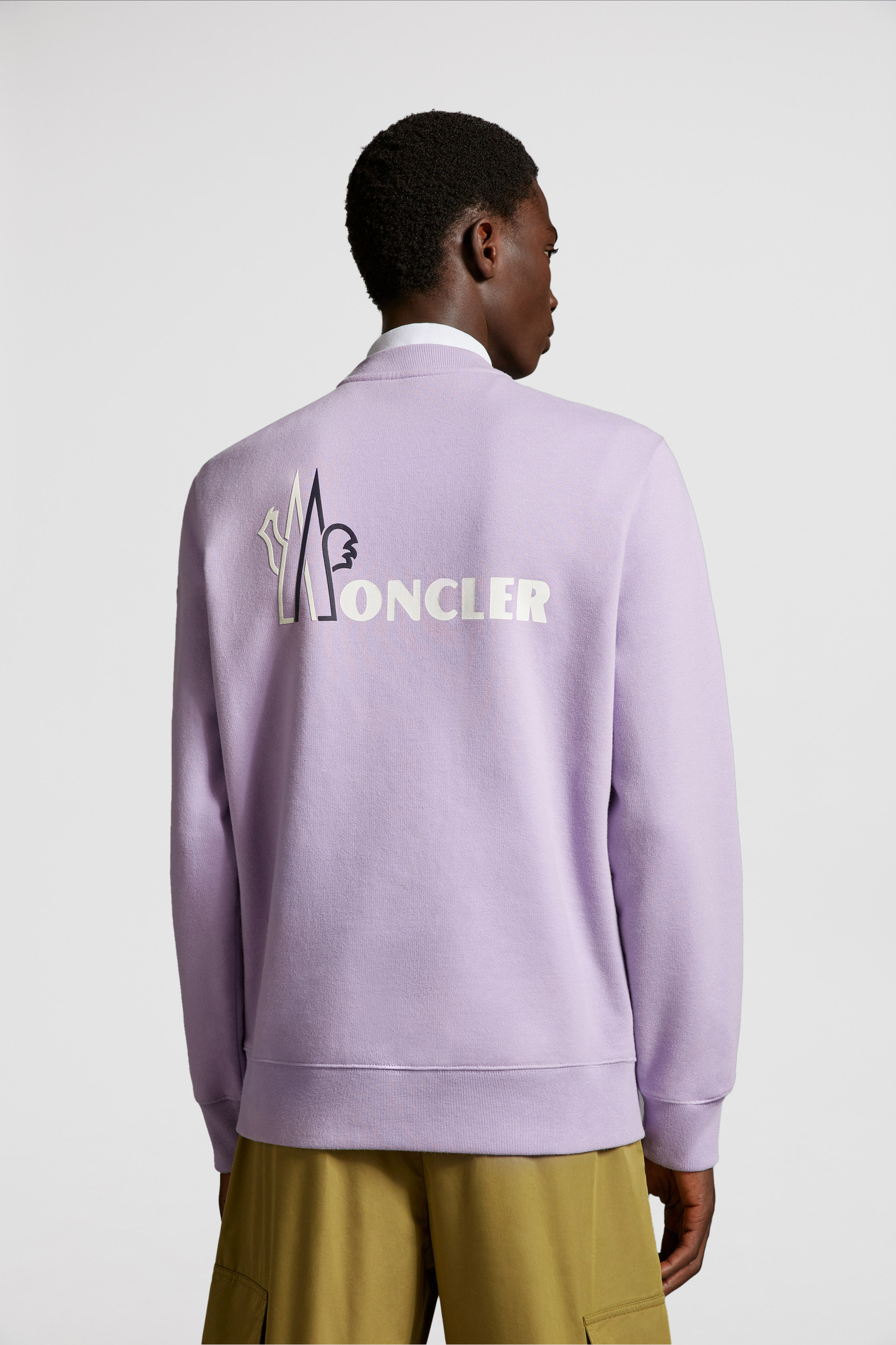 Purple Logo Sweatshirt - Sweatshirts for Men | Moncler HK