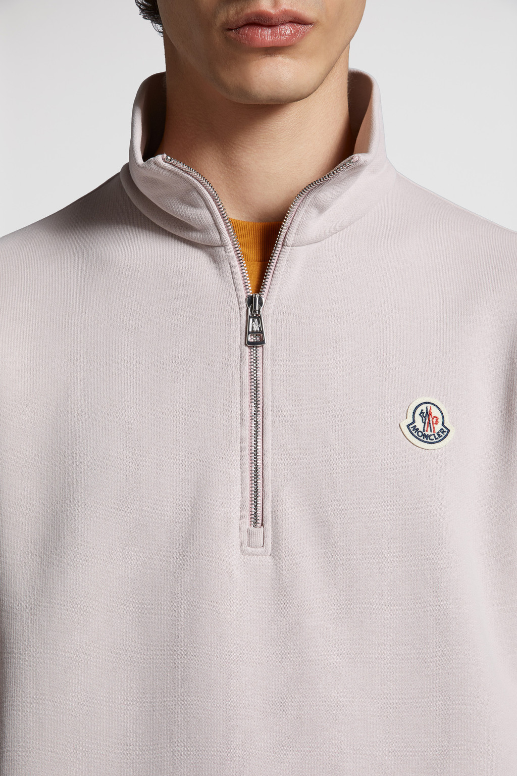 Pink Zip-Up Sweatshirt - Sweatshirts for Men | Moncler US