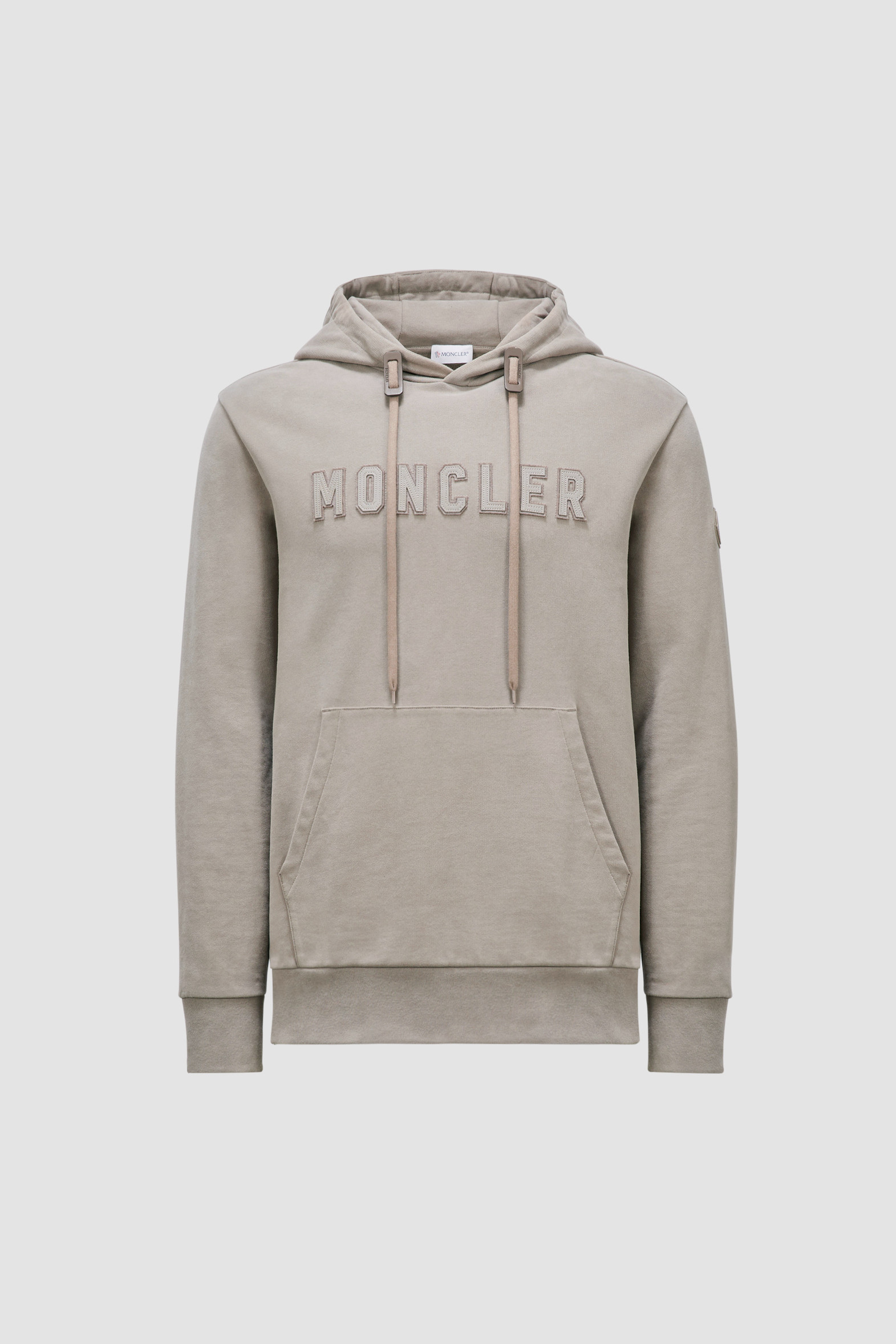 Kapuzenpullover mit Logo Beige - Sweatshirts für Herren | Moncler AT