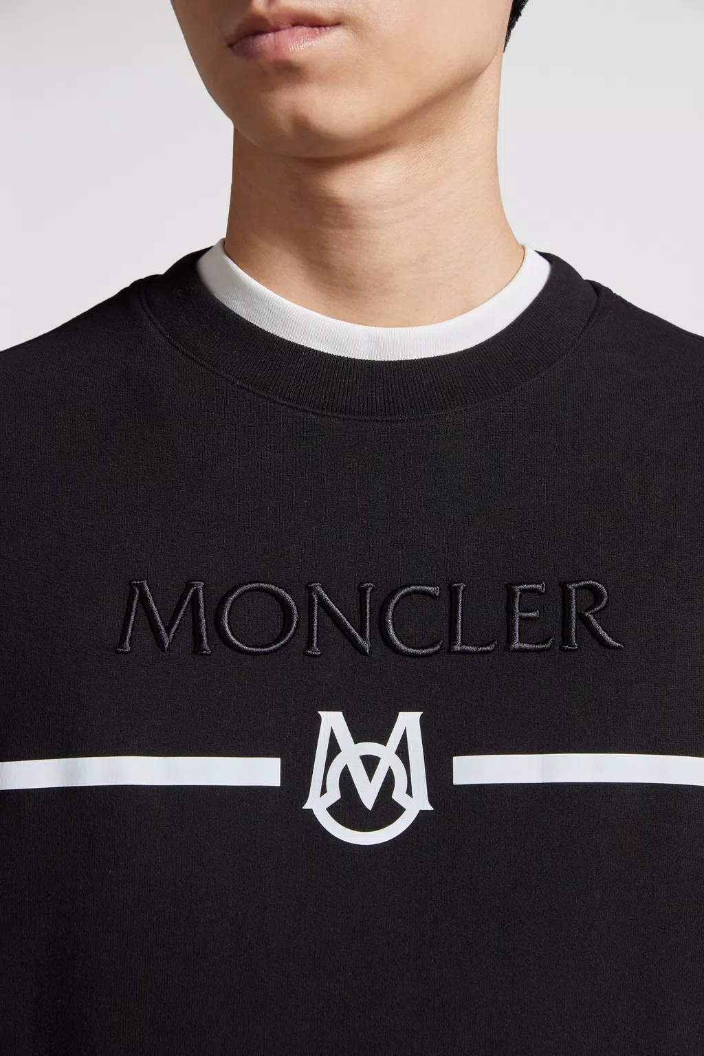 Sudadera Con Logotipo Negro Sudaderas De Hombre Moncler Es