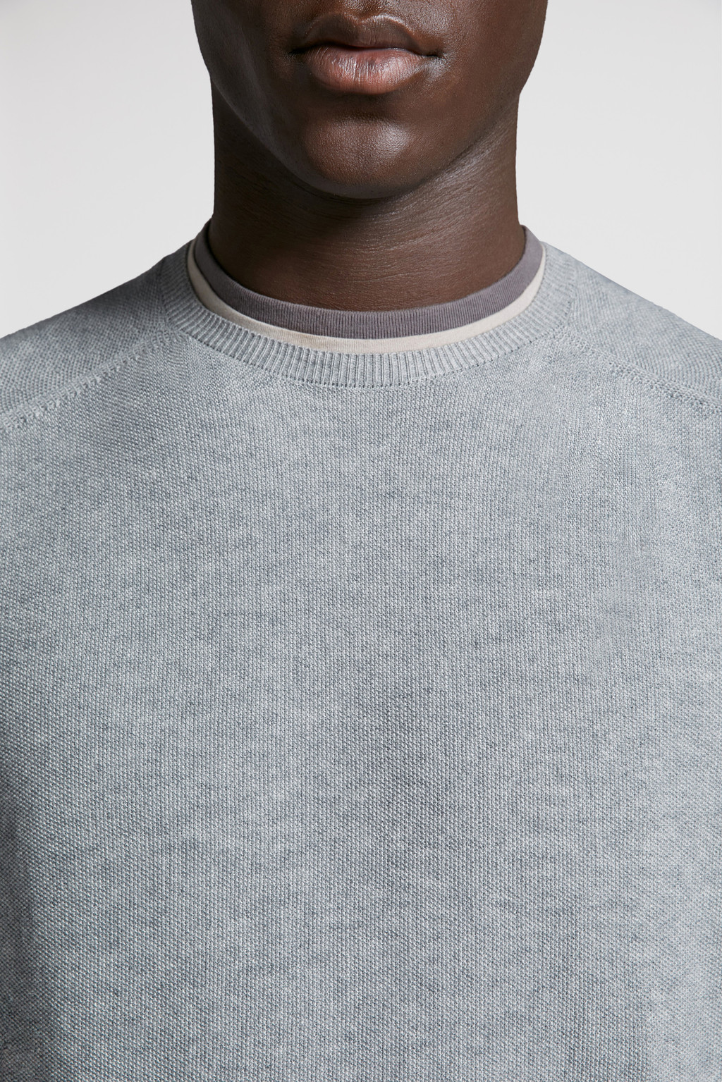 Pull en coton et cachemire Gris - Pulls & cardigans Homme | Moncler LU