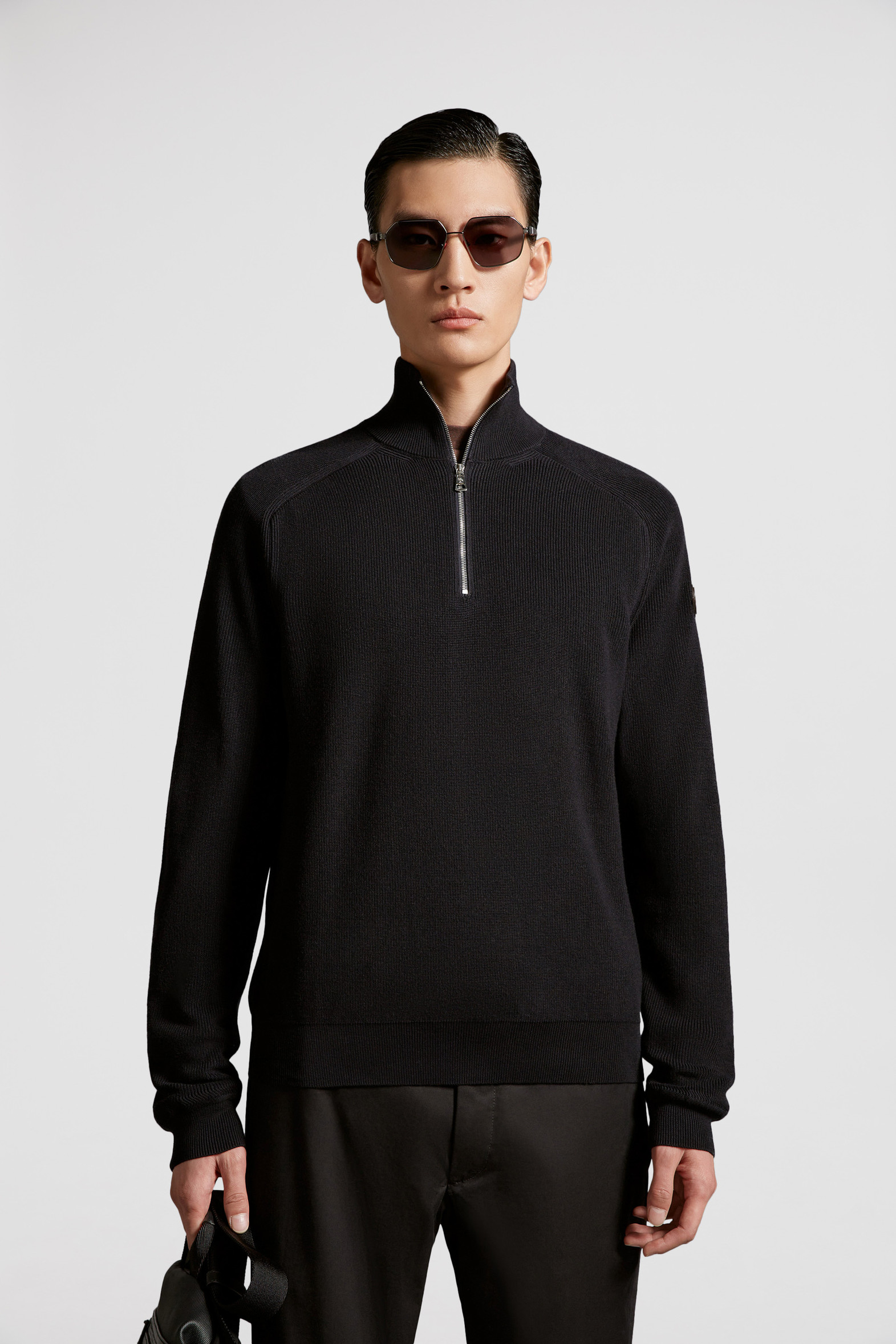 Night Blue Cotton & Cashmere jumper - Sweaters & Cardigans for Men ...