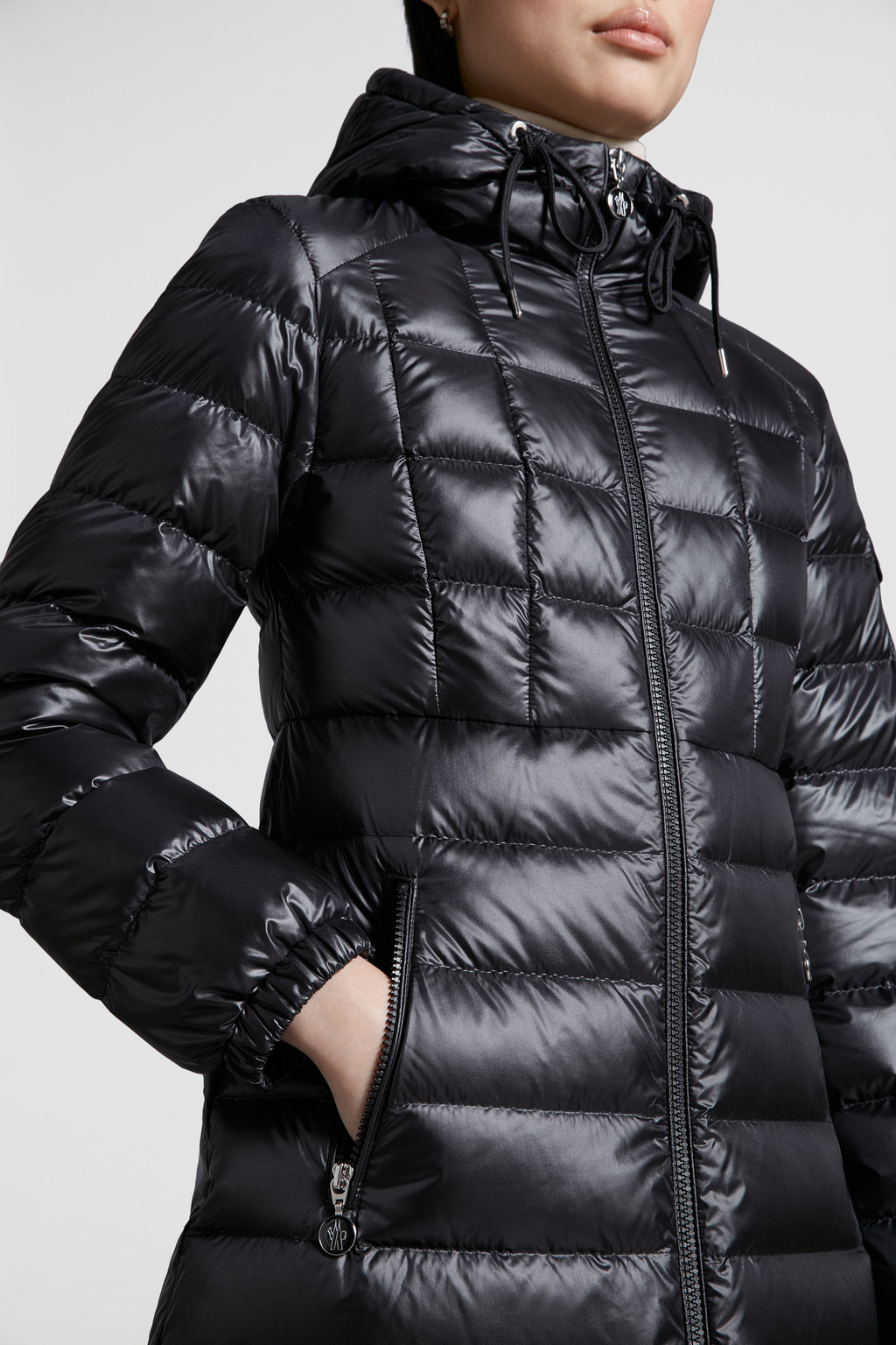 Plumífero largo Amintore Negro - Plumíferos cortos de Mujer | Moncler ES