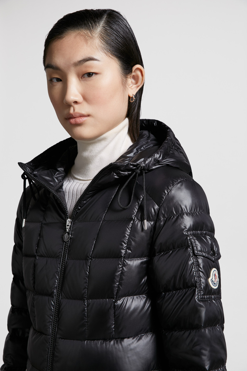 Plumífero largo Amintore Negro - Plumíferos cortos de Mujer | Moncler ES