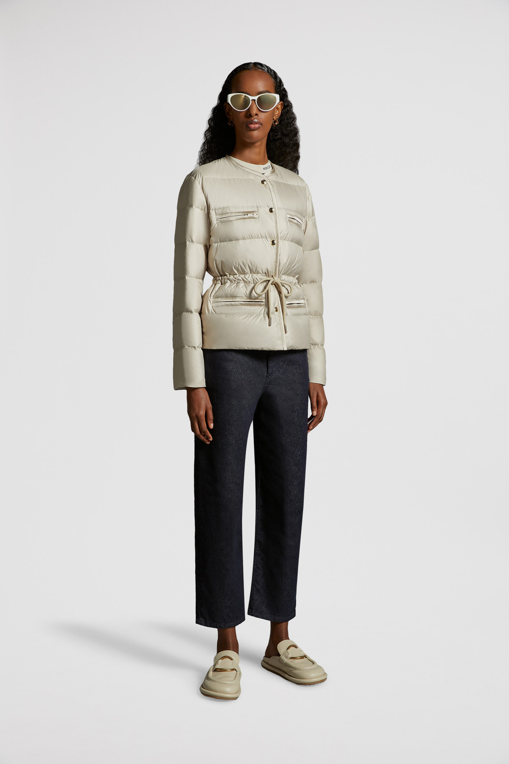 Off White Epafo Long Down Jacket - Short Down Jackets for Women ...