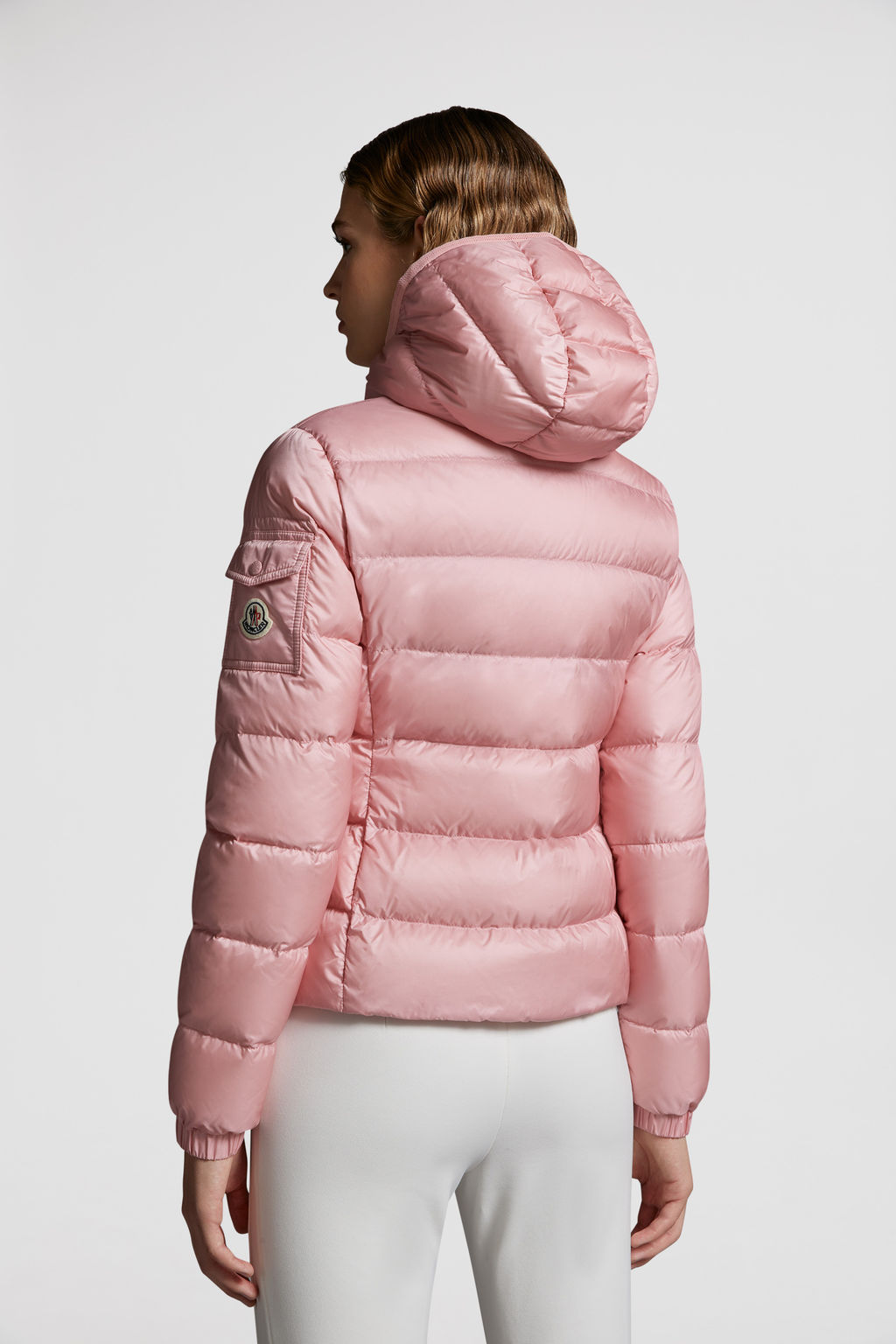 Pink Gles Short Down Jacket - Lightweight Down Jackets for Women ...