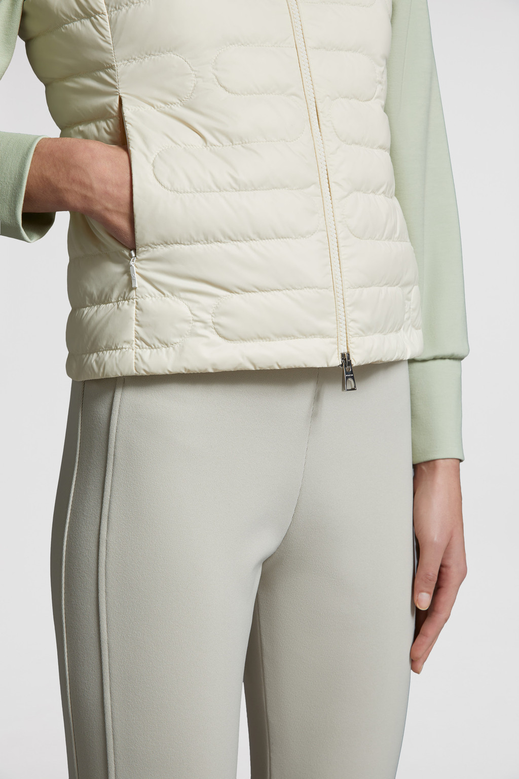 Chaleco plumífero Perille Blanco - Chalecos de Mujer | Moncler US