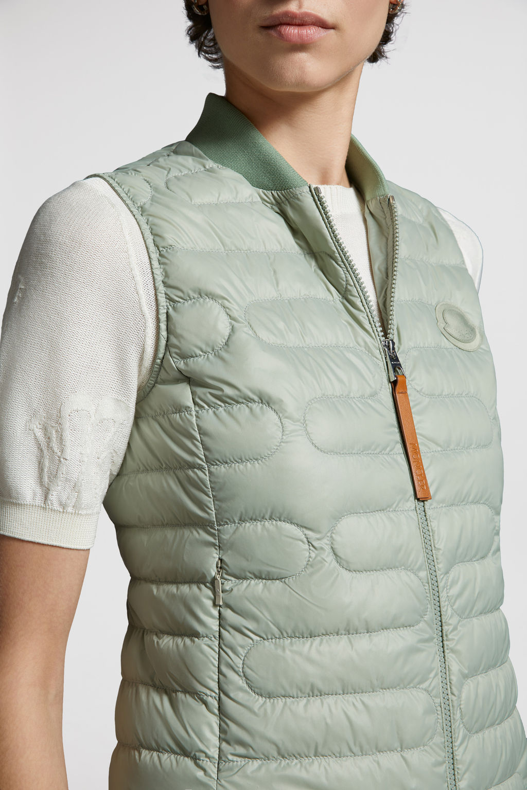 Perille Daunenweste Weißgrün - Westen für Damen | Moncler DE