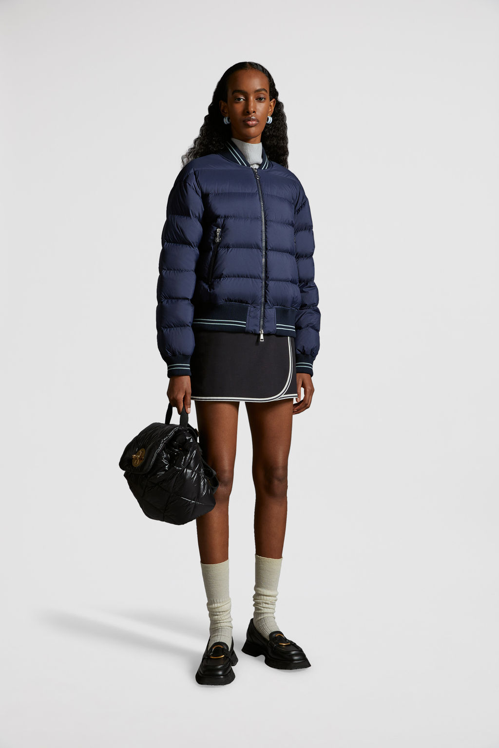 Blue Maire Short Down Jacket - Short Down Jackets for Women | Moncler US