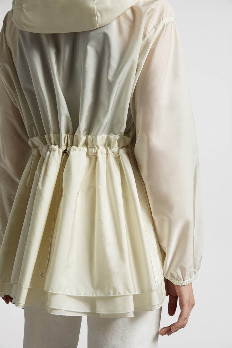 白色 Wete女士轻薄连帽夹克外套 - 薄款外套&风衣 for 女装 | Moncler SG