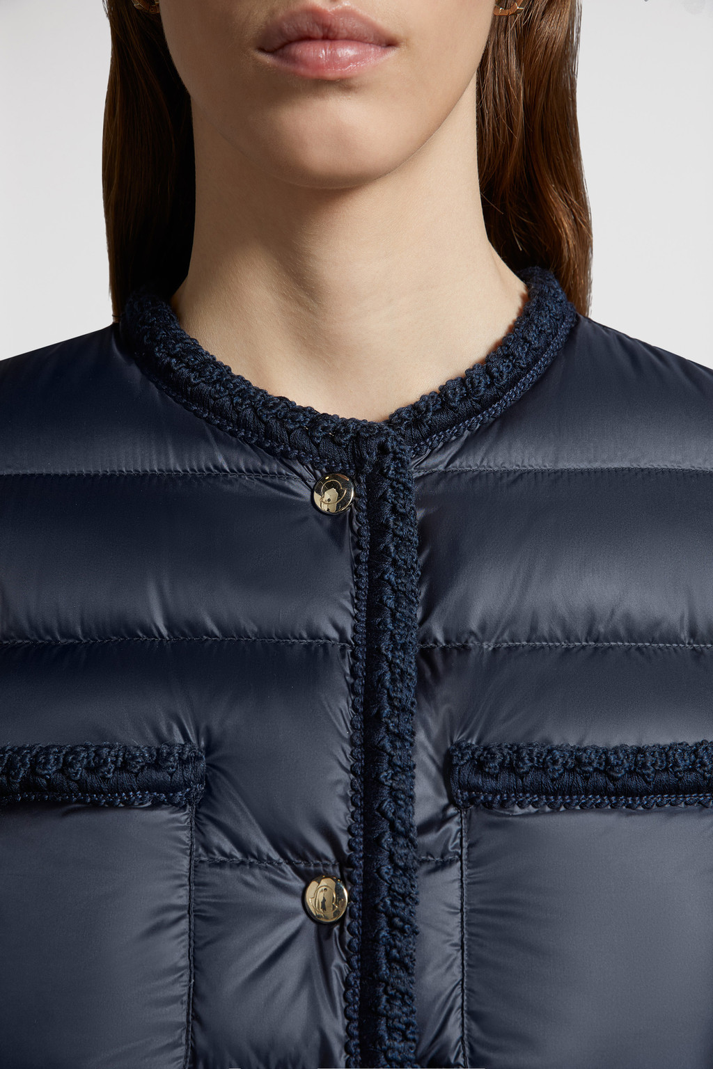 Night Blue Aristeo Short Down Jacket - Short Down Jackets for Women ...