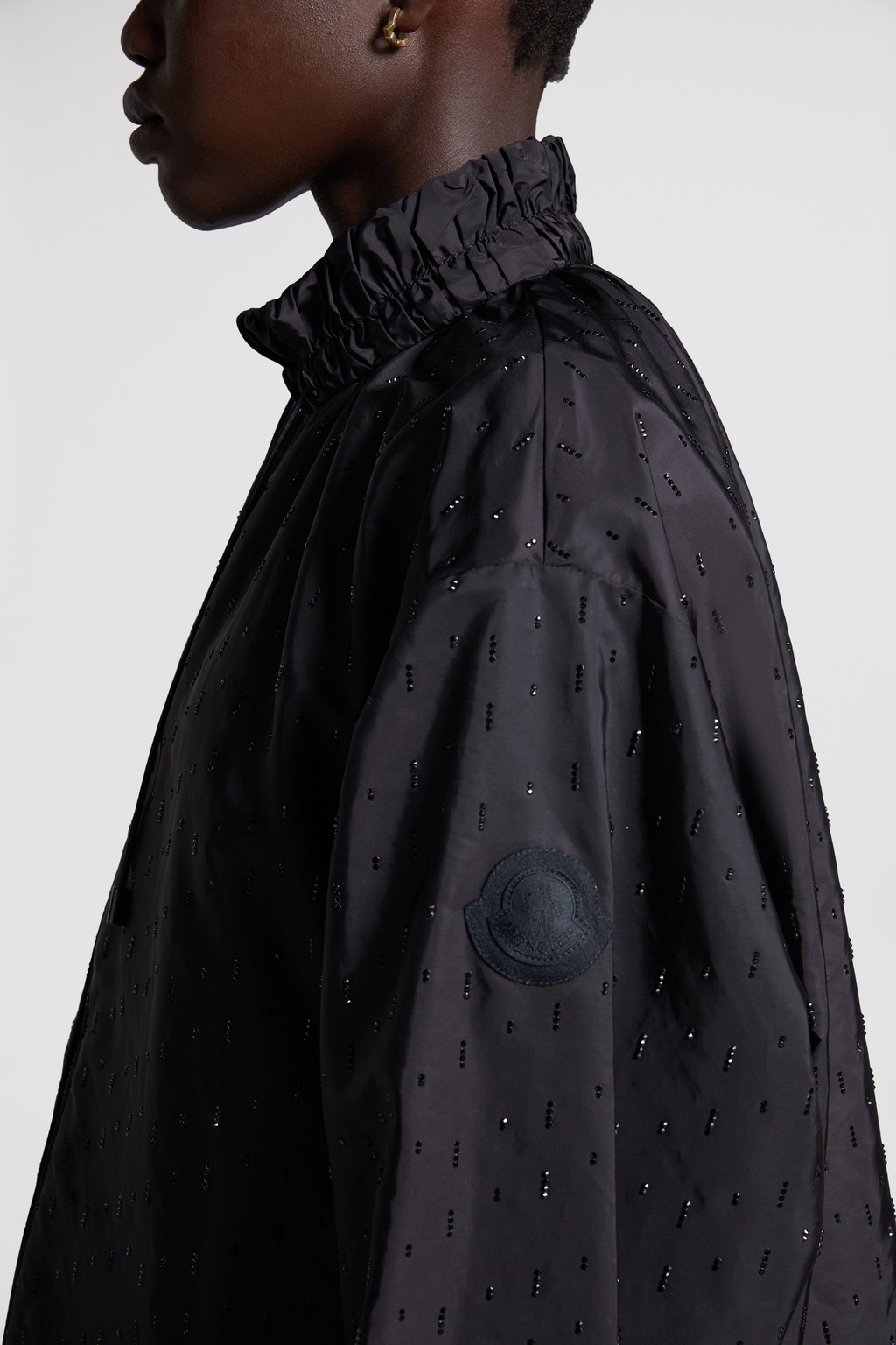 Black Castille Jacket - Windbreakers & Raincoats for Women | Moncler CY