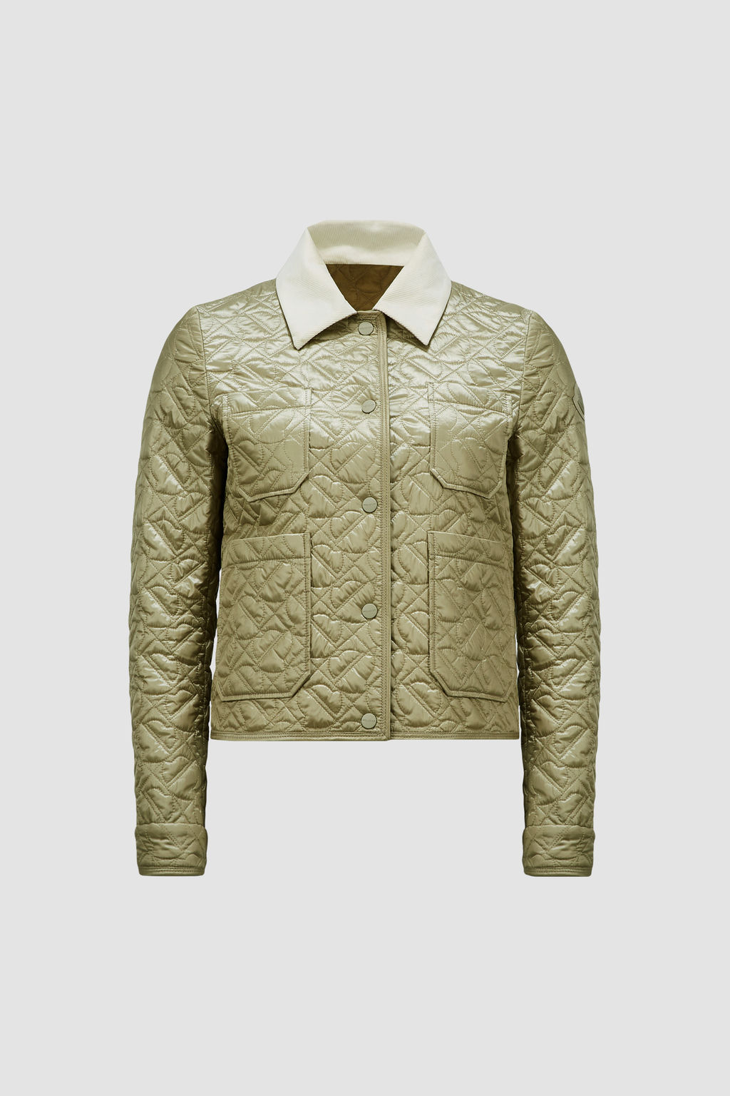 Sage Green Vaerde Padded Shirt Jacket - Lightweight Down Jackets for ...