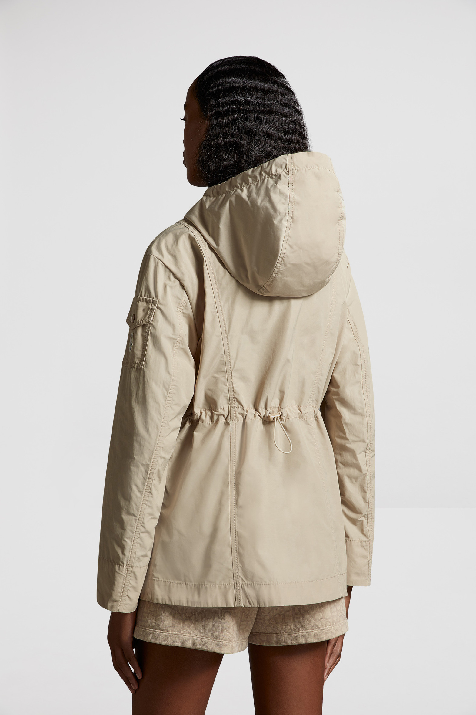 Leandro Parka Beige - Windjacken und Regenmäntel für Damen | Moncler AT