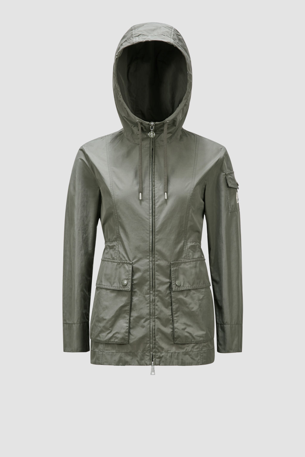 Parka Leandro Vert Sauge - Coupe-vents et Imperméables Femme | Moncler FR