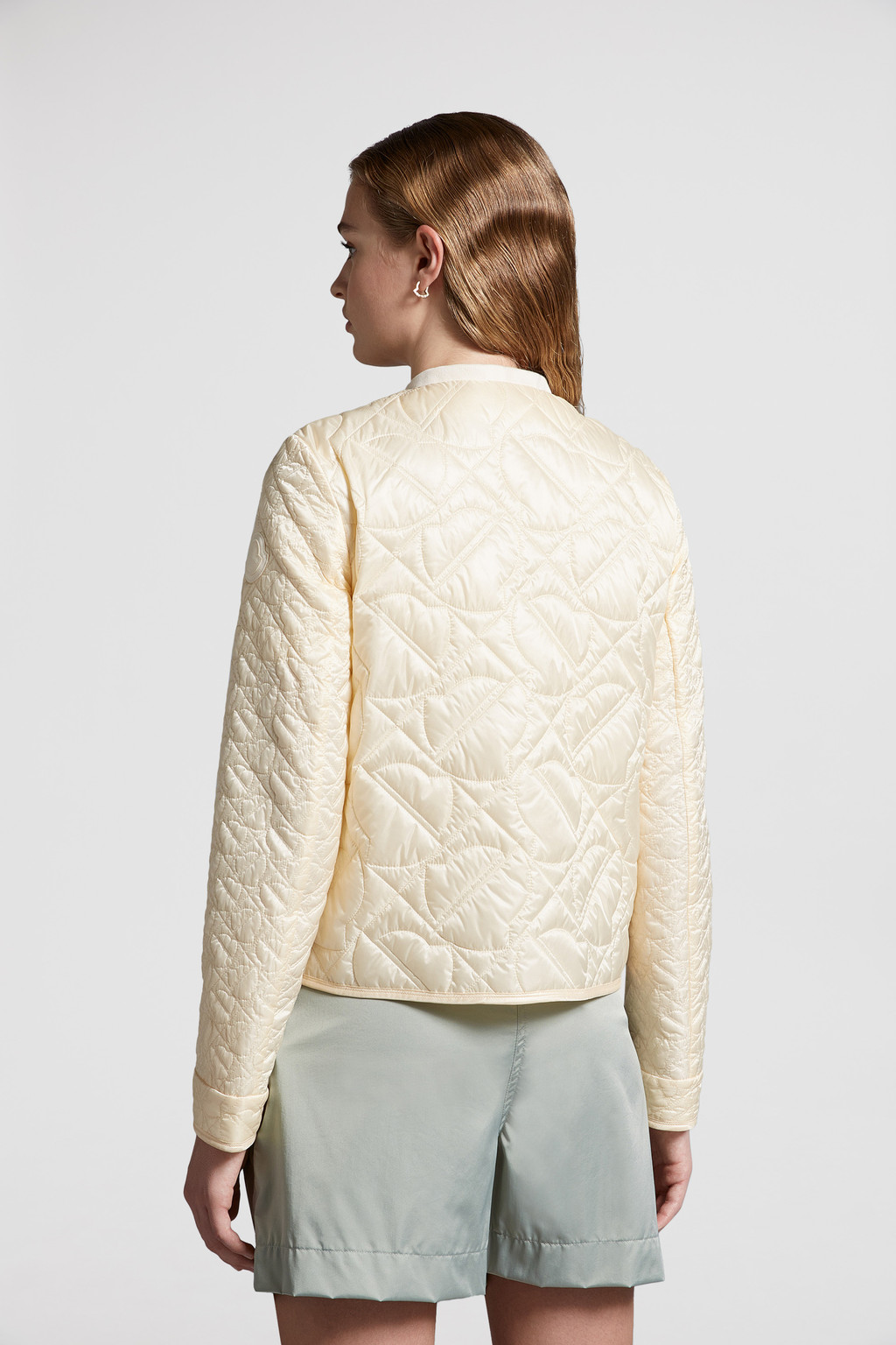 Beige Corete Padded Jacket - Lightweight Down Jackets for Women ...