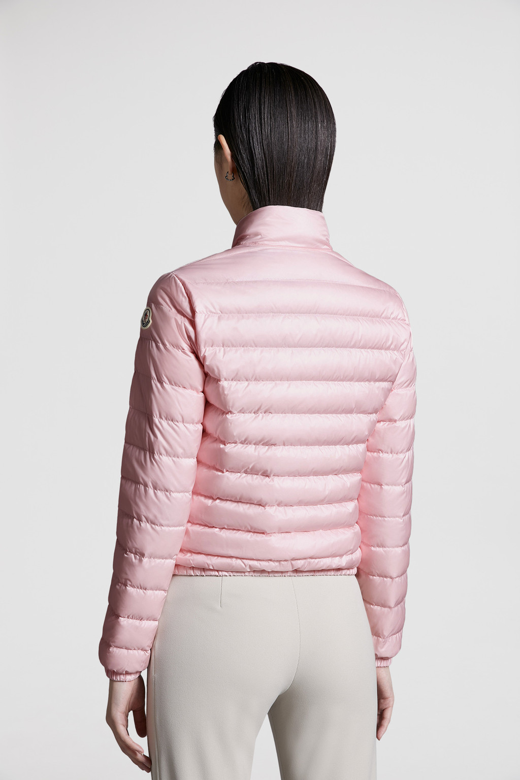 Pink Lans Short Down Jacket - Short Down Jackets for Women | Moncler CZ