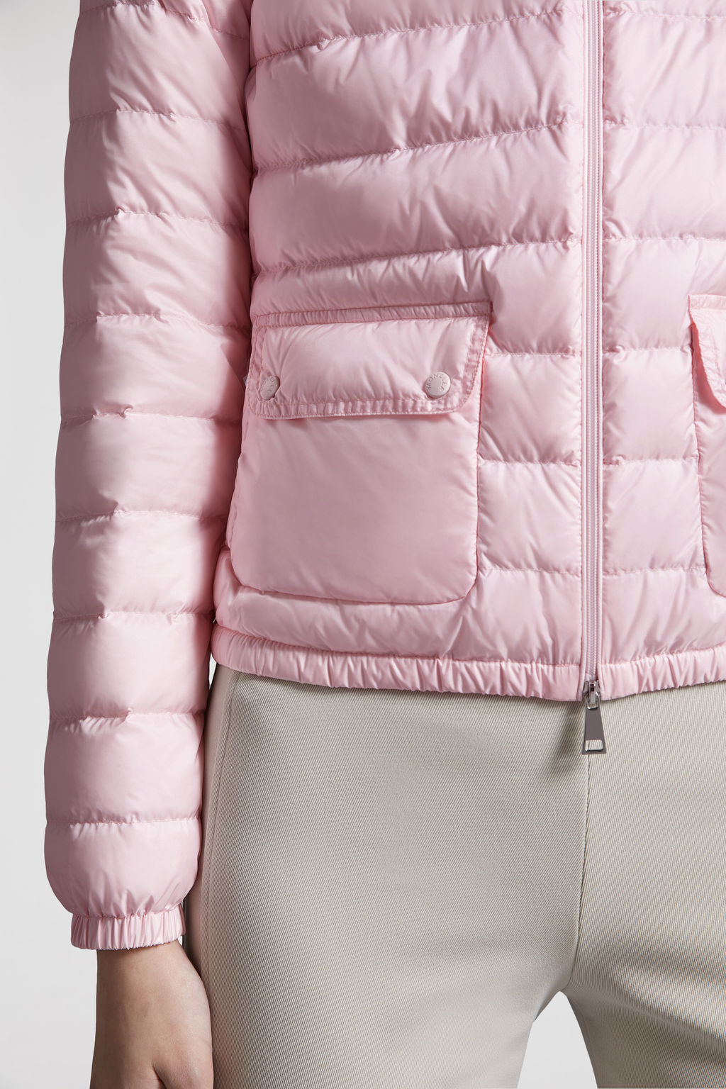 Pink Lans Short Down Jacket - Lightweight Down Jackets for Women ...