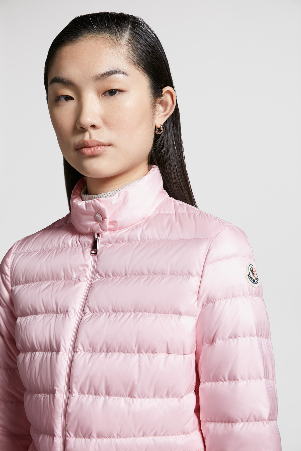 Pink Lans Short Down Jacket - Short Down Jackets for Women | Moncler CZ