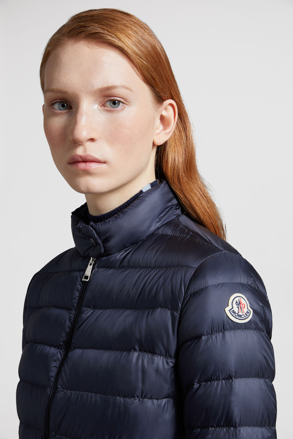 Night Blue Lans Short Down Jacket - Lightweight Down Jackets for Women | Moncler DE