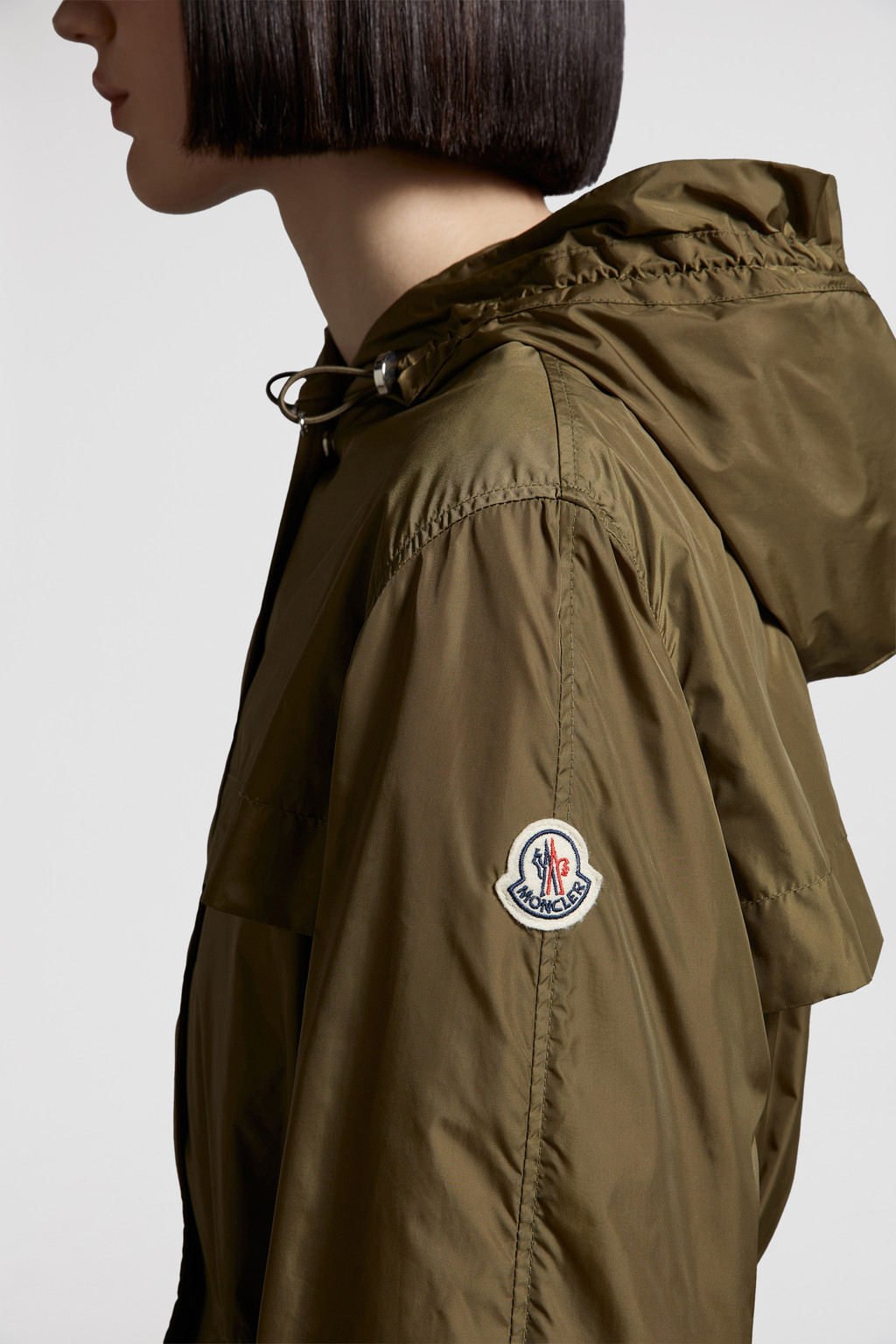 Green Hiengu Rain Coat - Windbreakers & Raincoats for Women | Moncler HR