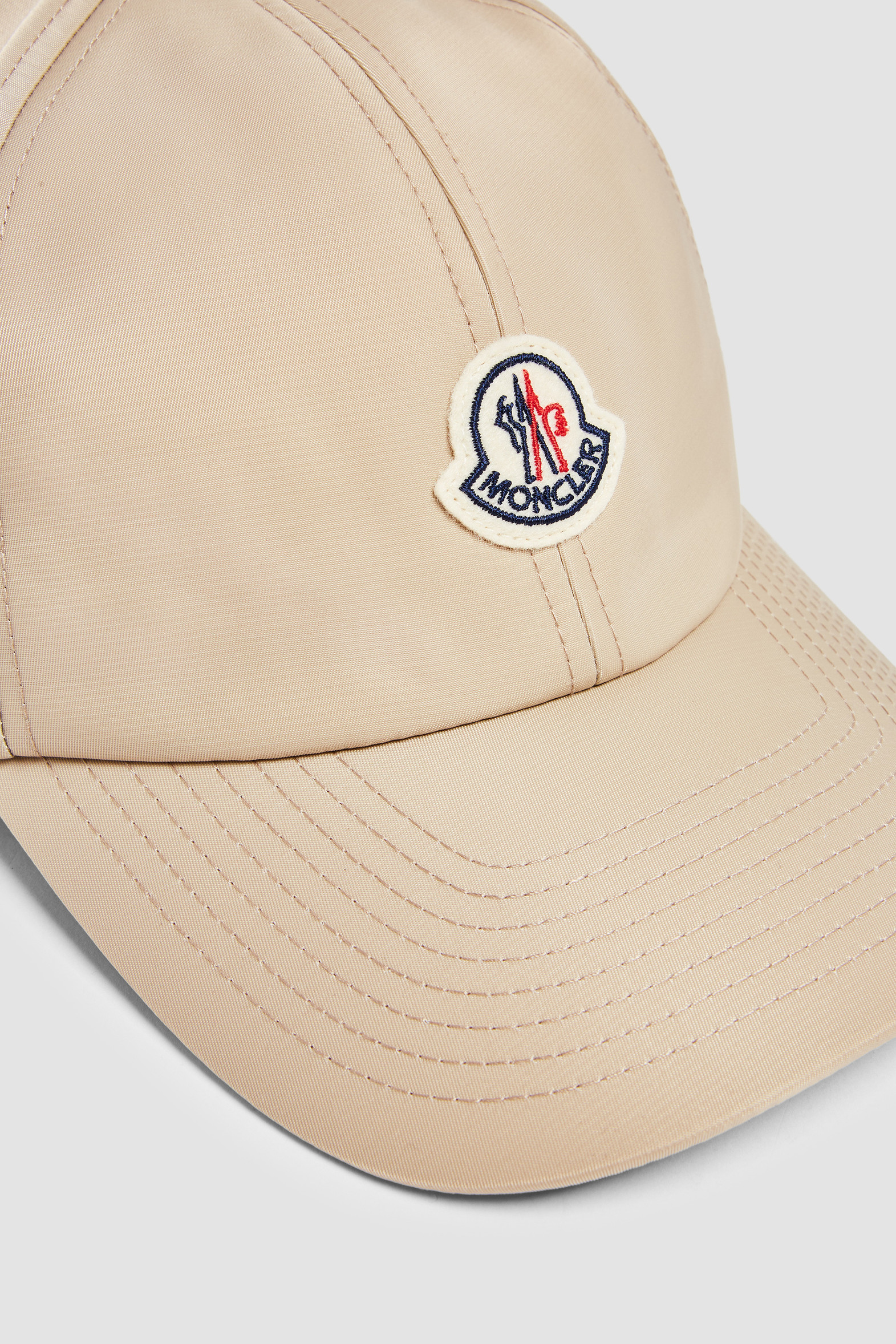 Beige Satin Baseball Cap - Hats & Beanies for Women | Moncler HK