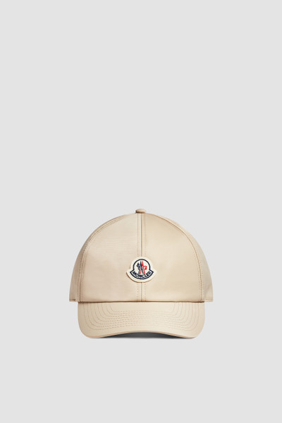 Beige Satin Baseball Cap - Hats & Beanies for Women | Moncler US