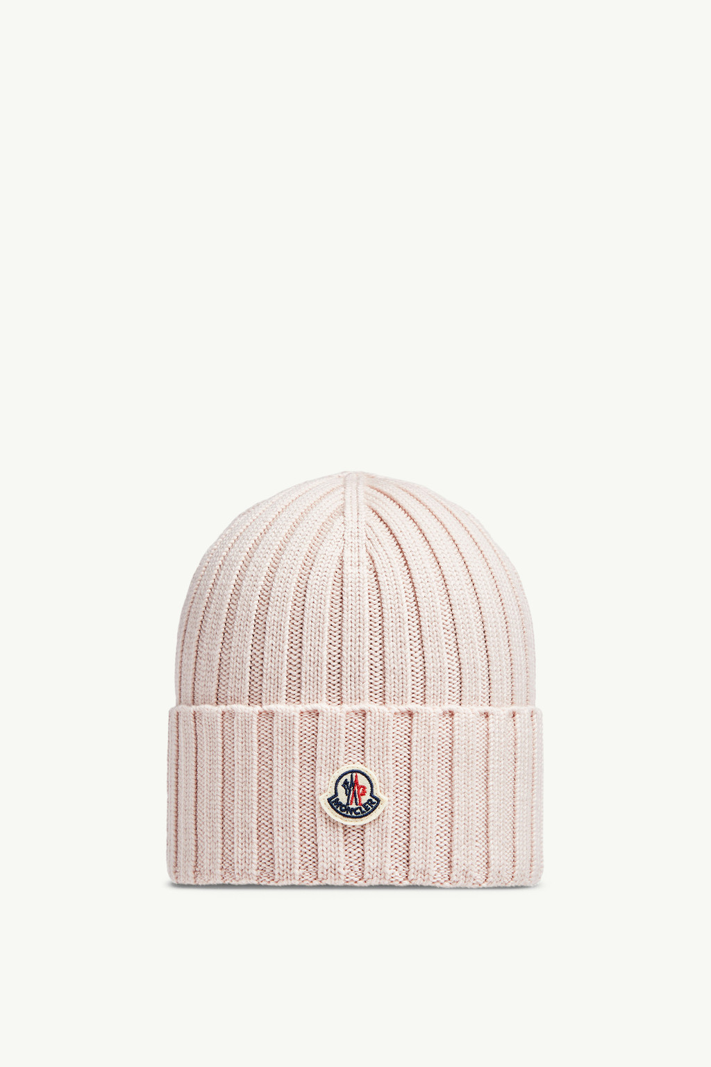 Light Pink Wool Beanie - Hats & Beanies for Women | Moncler HK