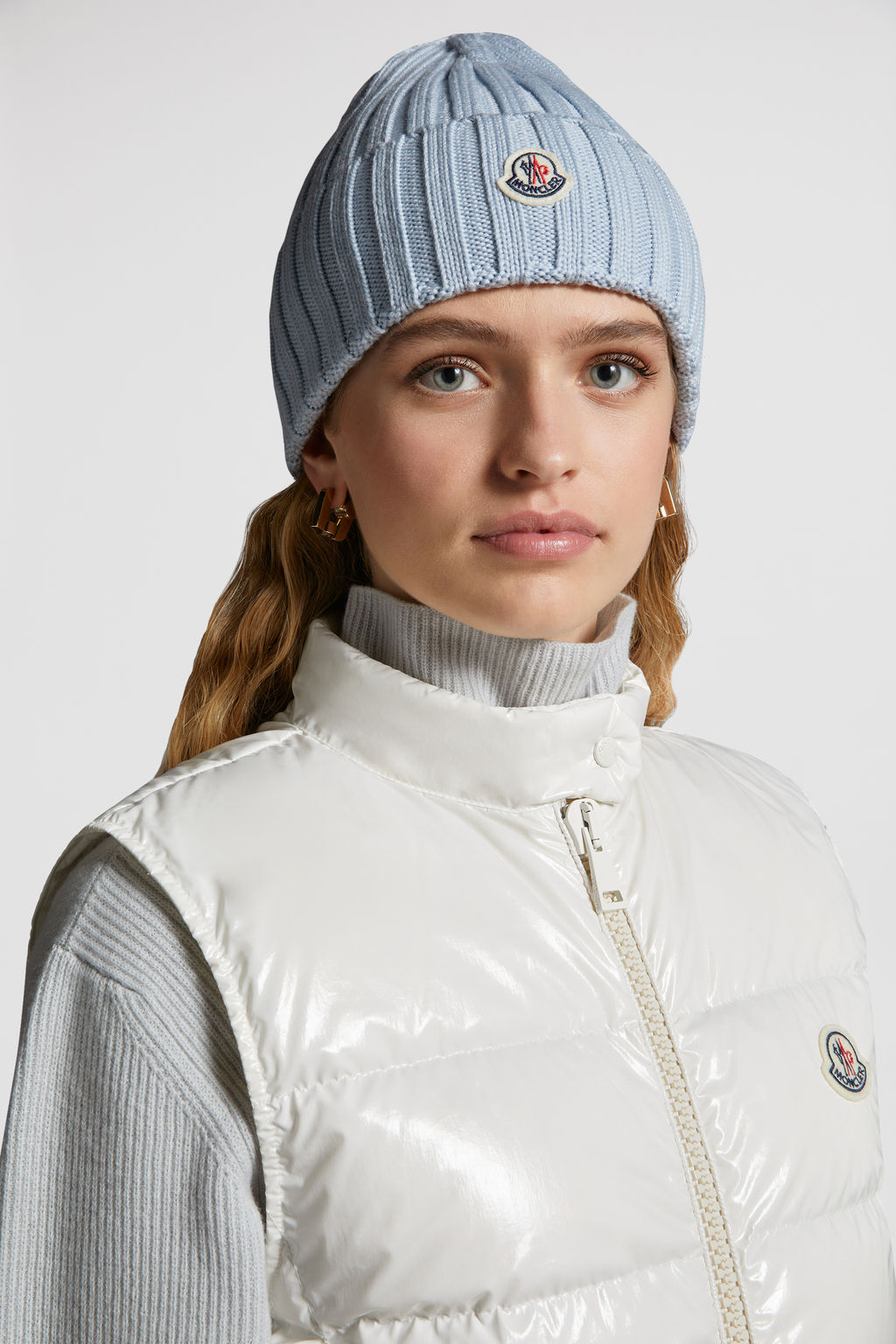 Bright Blue Wool Beanie - Hats & Beanies for Women | Moncler CA