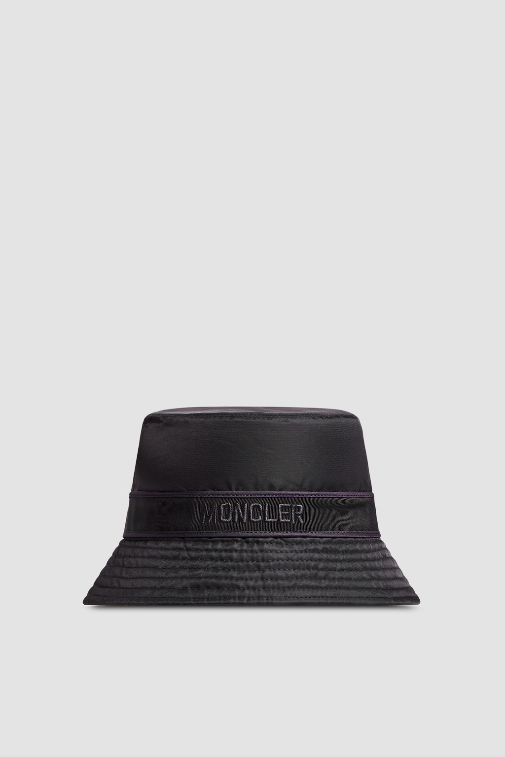 Black Satin Bucket Hat - Hats & Beanies for Women | Moncler HK