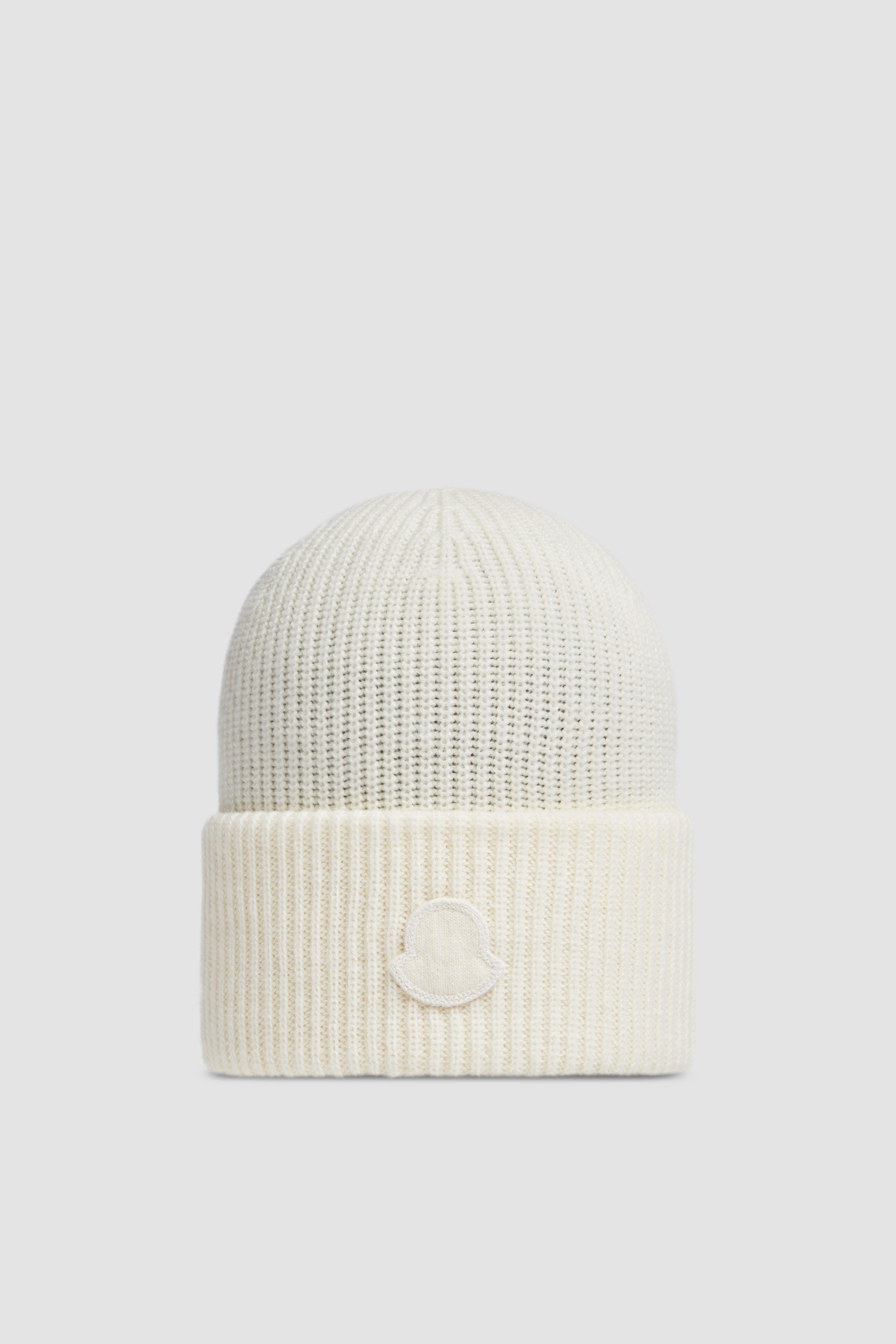 White Cashmere Blend Beanie - Hats & Beanies for Women | Moncler HK