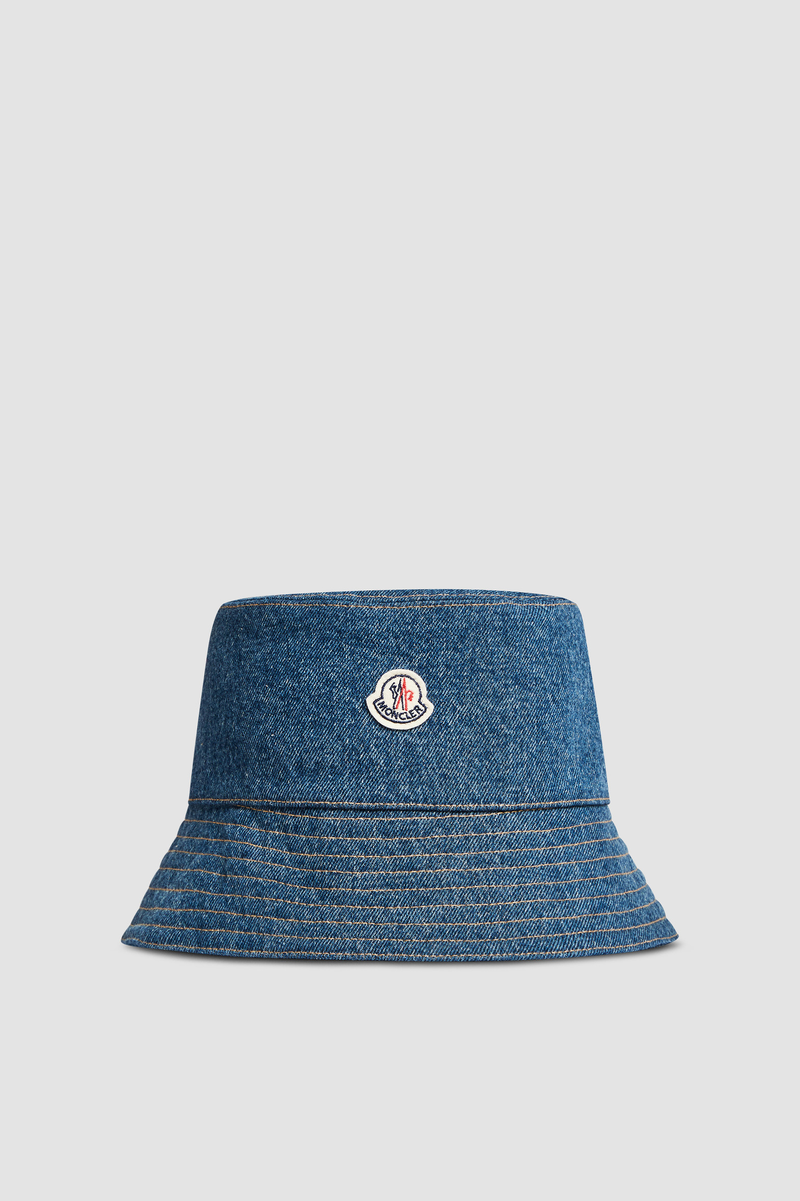 Gorro de tejido vaquero Azul Noche - Gorras y Gorros de Mujer | Moncler US