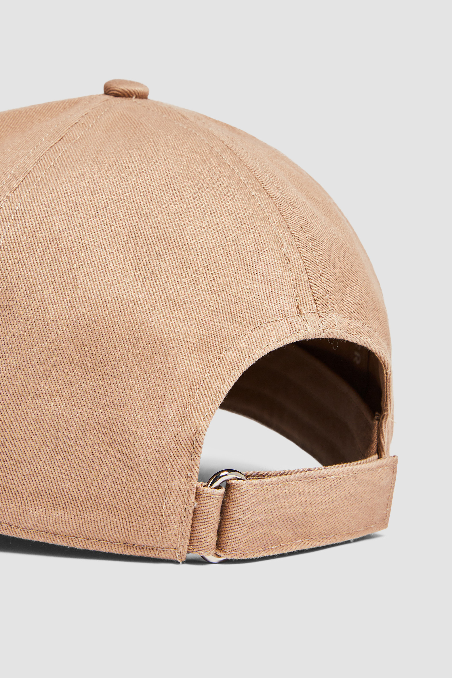Beige Embroidered Logo Baseball Cap - Hats & Beanies for Women | Moncler HK
