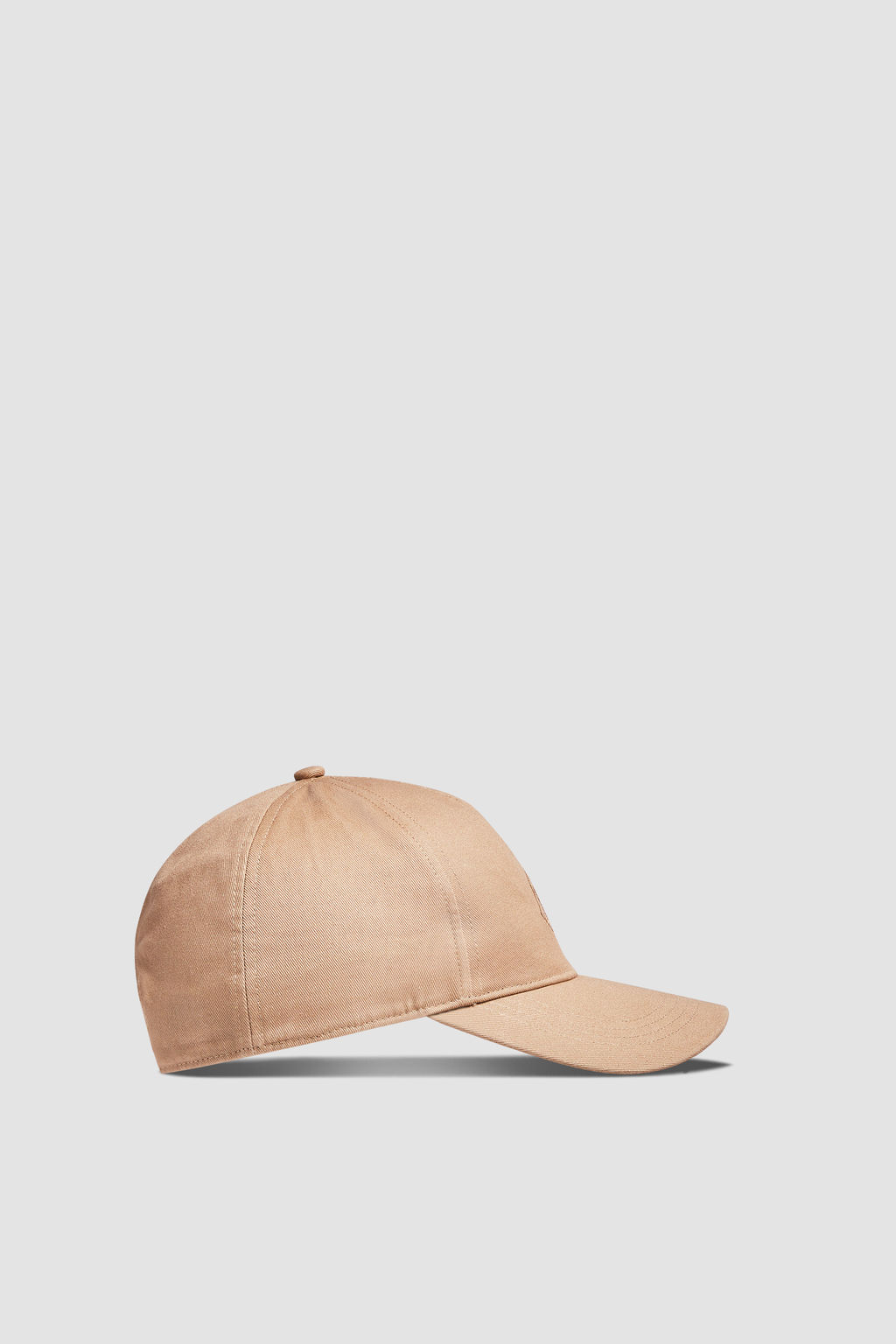 Beige Embroidered Logo Baseball Cap - Hats & Beanies for Women | Moncler US