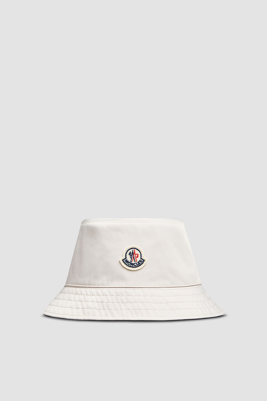 White Reversible Bucket Hat - Hats & Beanies for Women | Moncler CA