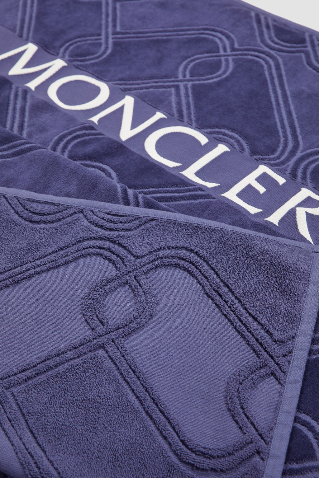 Logo Beach Towel Blau - Bademode für Damen | Moncler DE