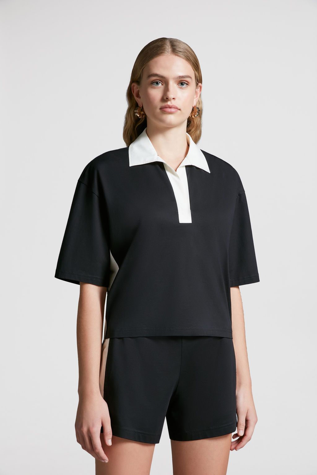 Night Blue Polo Shirt - Tops & T-shirts for Women | Moncler US