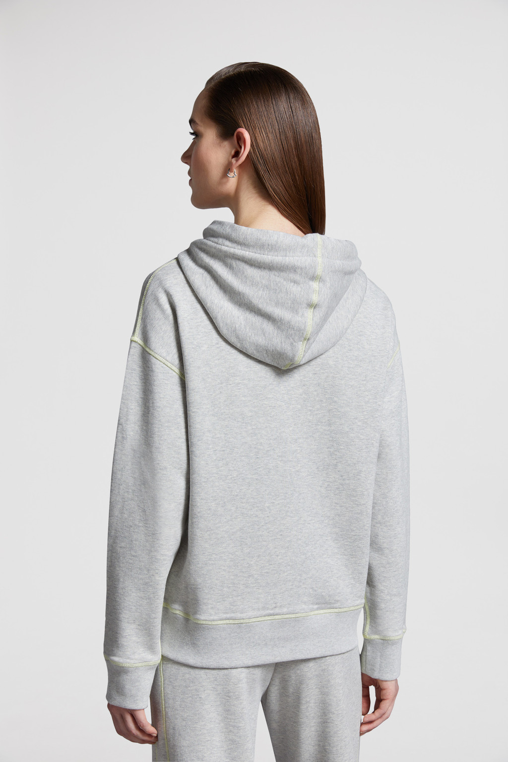 Gray Logo Hoodie - Sweatshirts for Women | Moncler IE