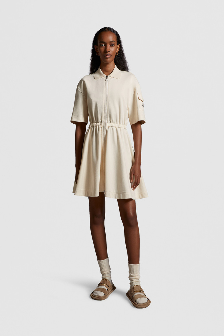 Dresses for Women - Black, Midi and Long Sleeve | Moncler CA