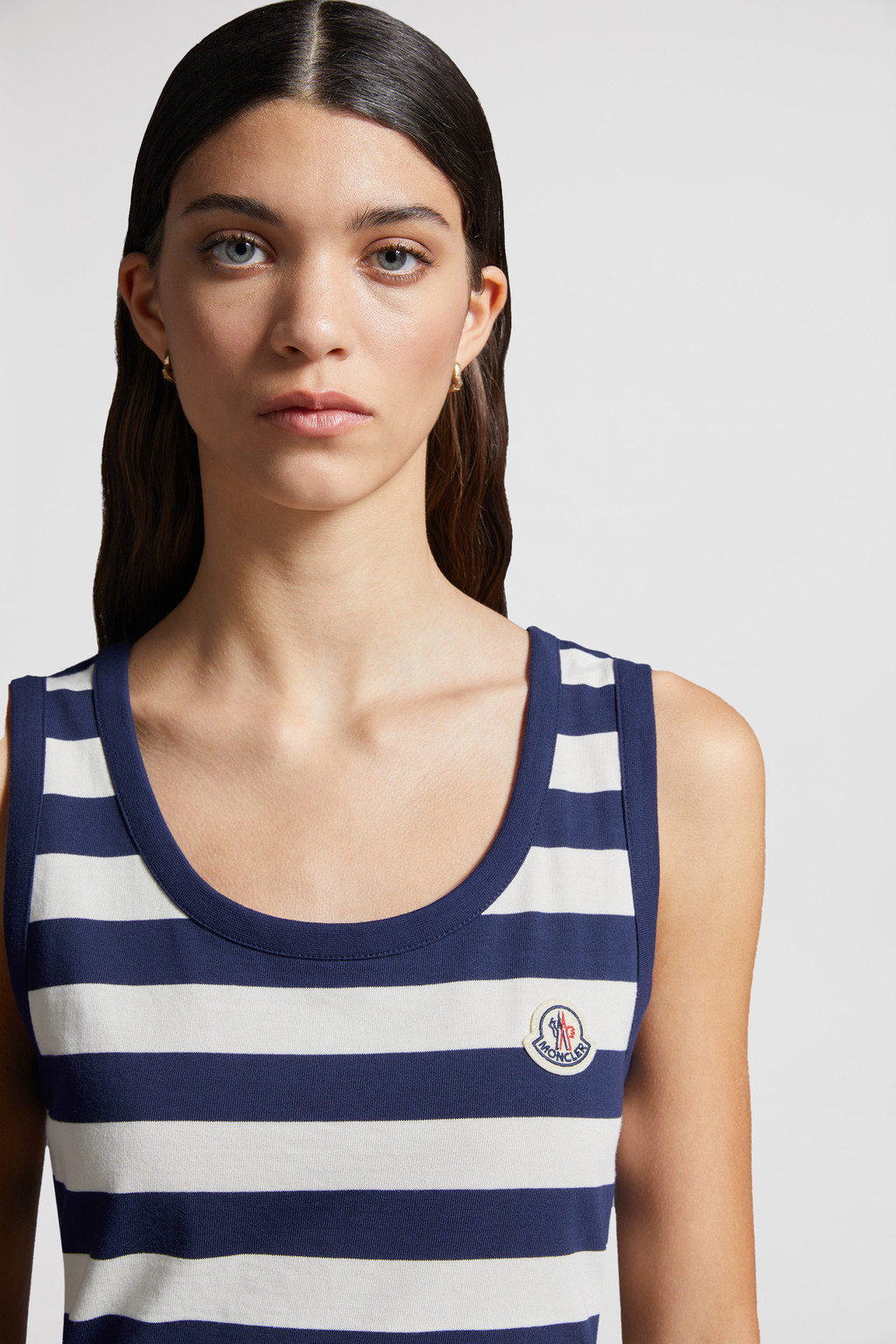 Blue & White Striped Midi Dress - Dresses for Women | Moncler NL