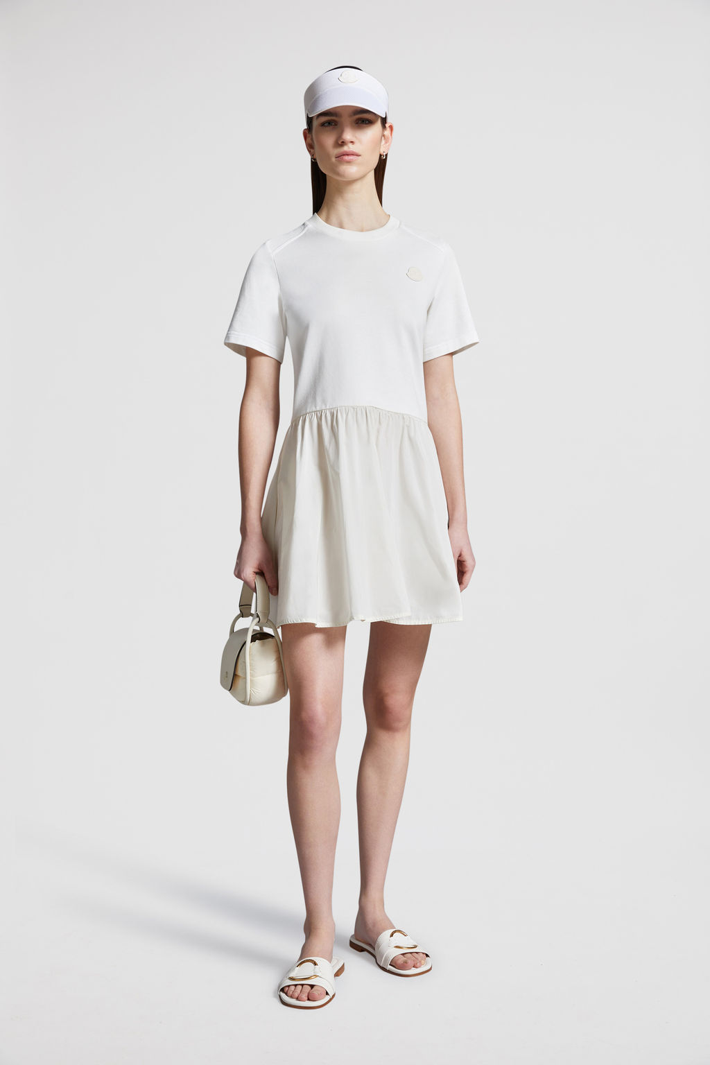 White Fit & Flare Mini Dress - Dresses for Women | Moncler US