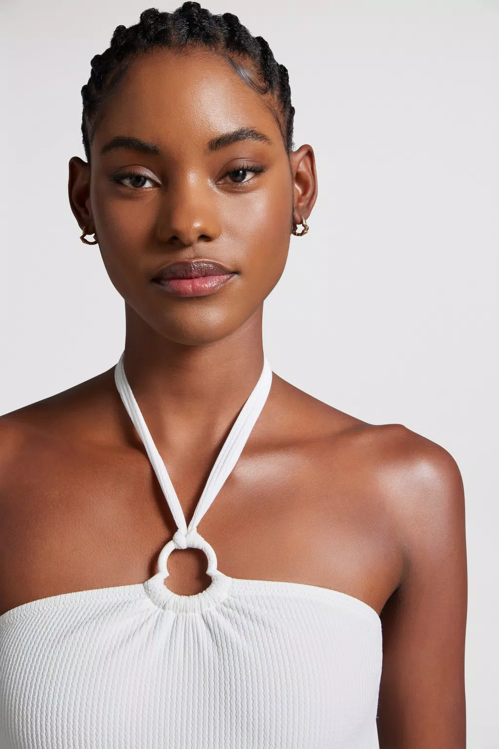 White One Piece Swimsuit Swimwear For Women Moncler Ro