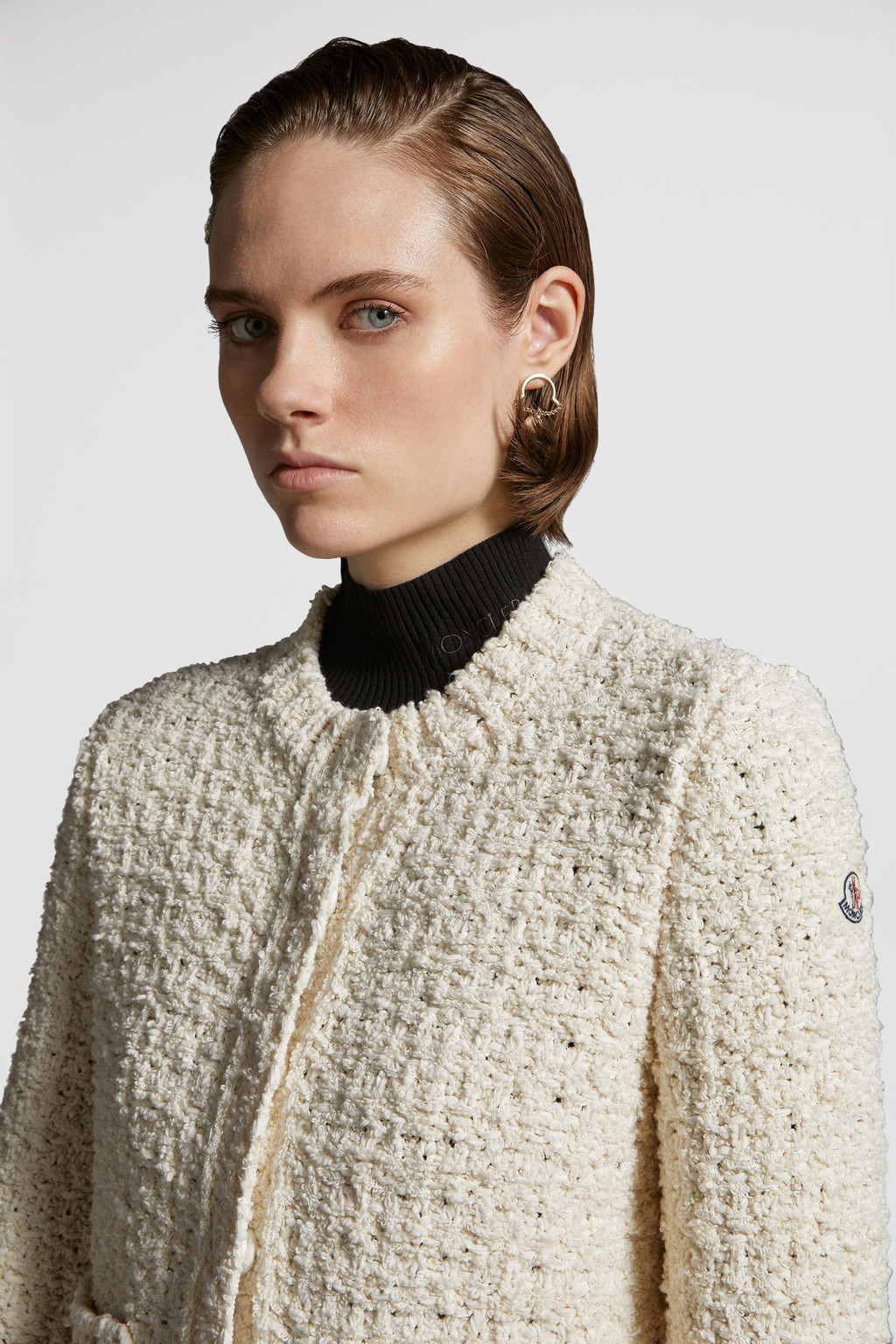 Cardigan imbottito in cotone Bianco - Maglioni & Cardigan Donna ...