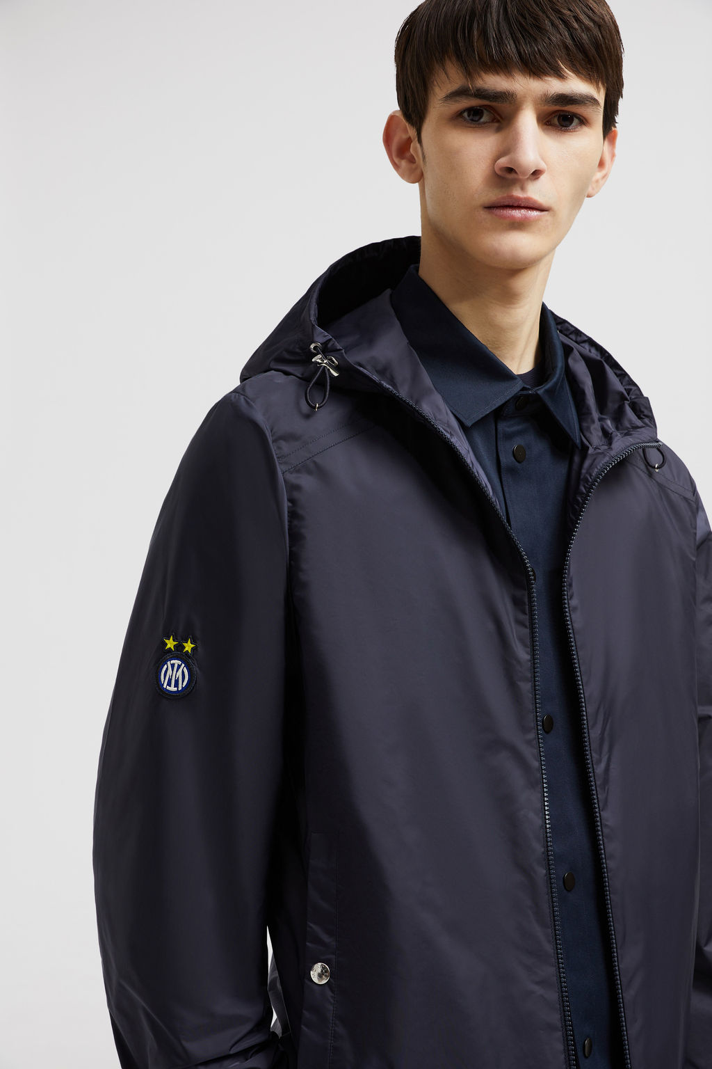 Blue Inter x Moncler Etiache Rain Jacket - Windbreakers & Raincoats for ...