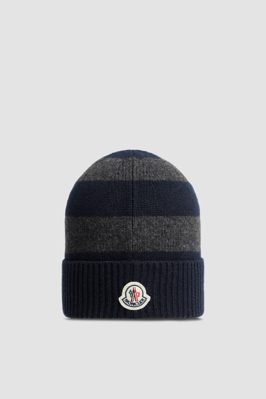 Navy Blue & Gray Inter x Moncler Beanie - Hats & Beanies for Men ...