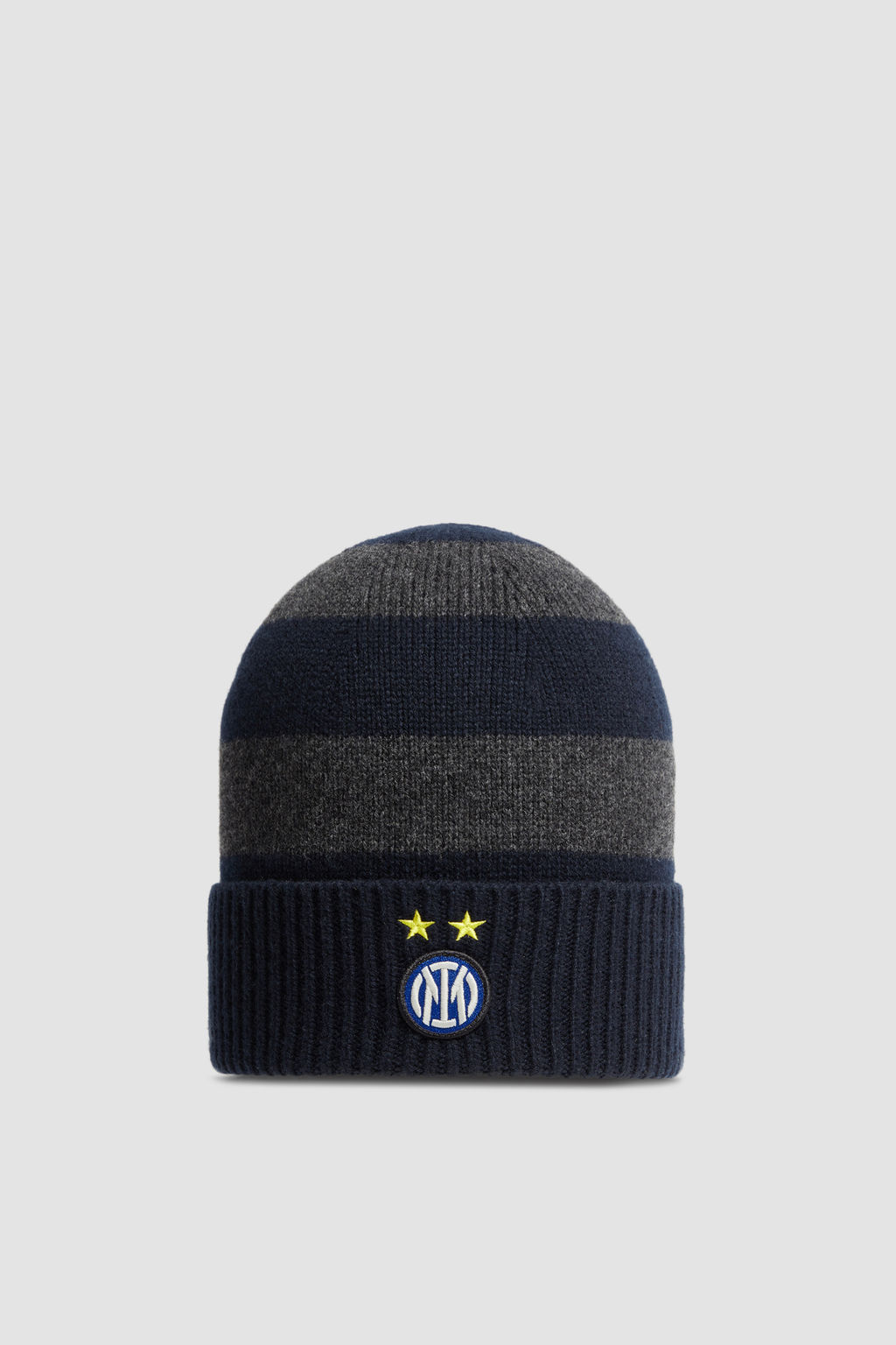 Navy Blue & Gray Inter x Moncler Beanie - Hats & Beanies for Men ...