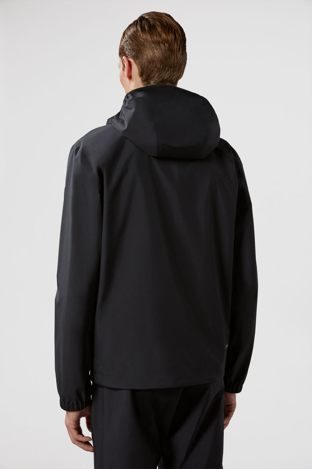 Black Shipton Hooded Shell Jacket - Windbreakers & Raincoats for Men ...