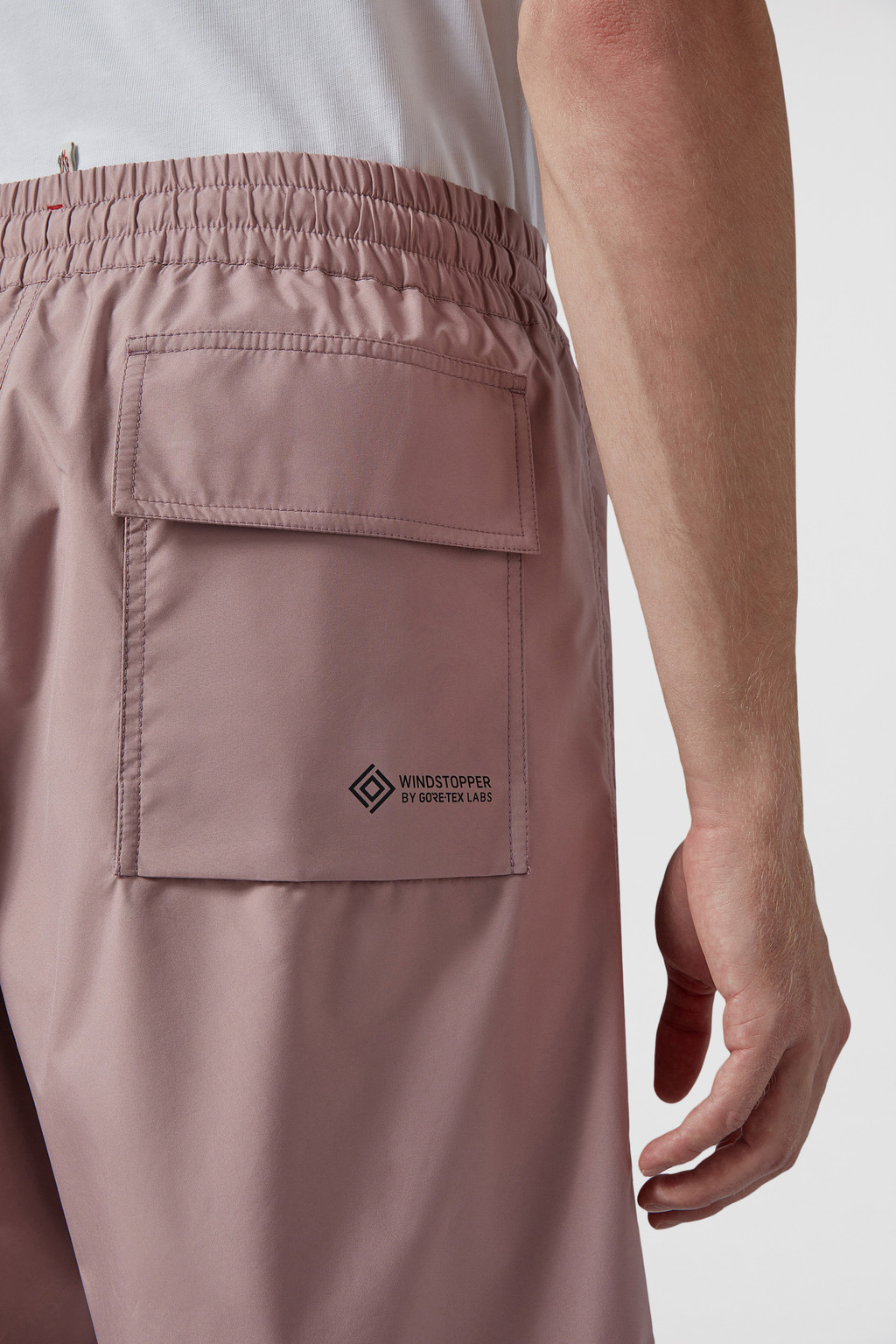 Light Pink Gore-Tex Shorts - Trousers & Shorts for Men | Moncler PL