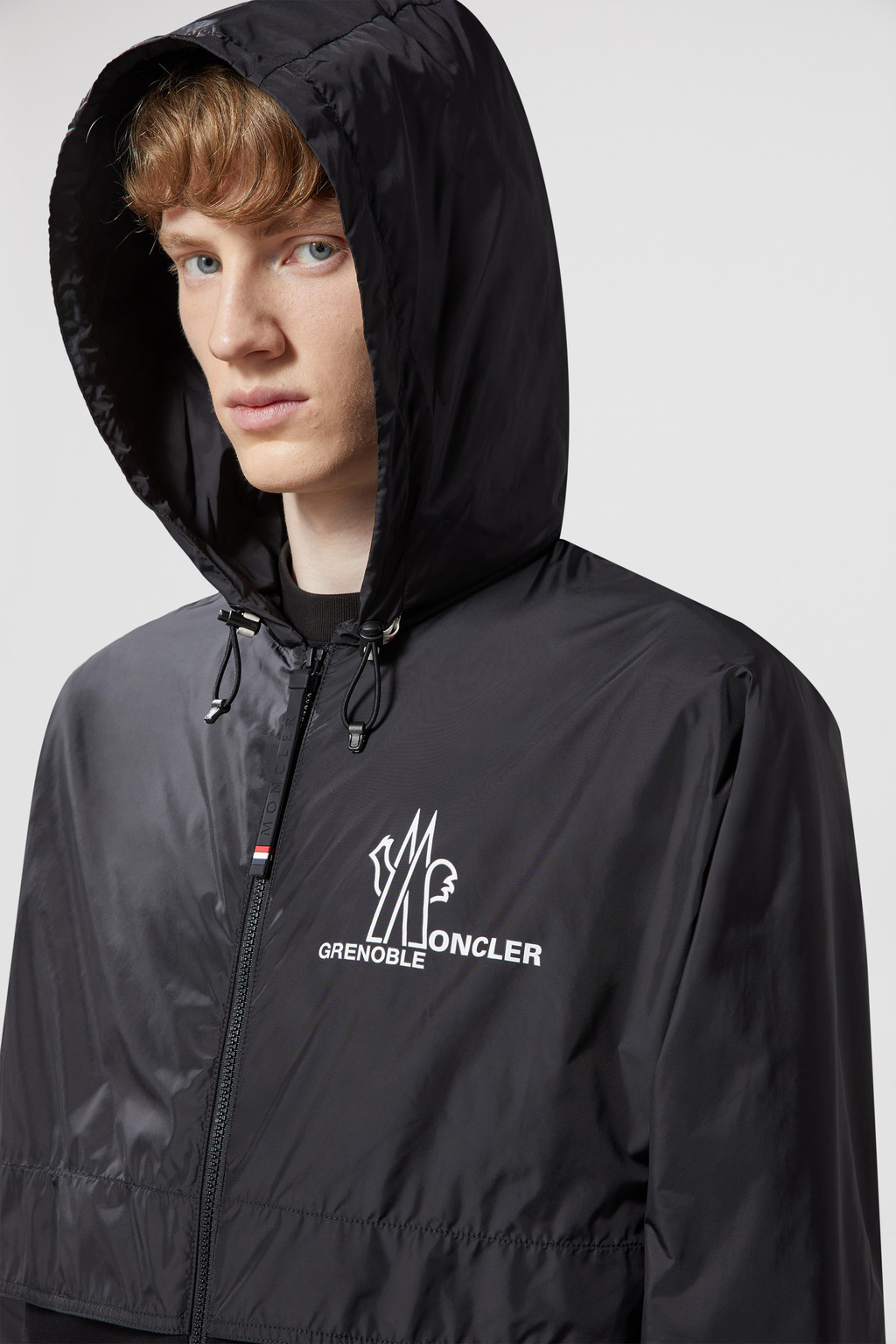Black Zip-Up Hoodie - Sweatshirts for Men | Moncler IE